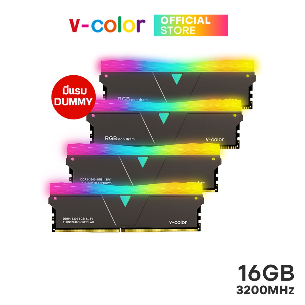 v-color RAM PC SCC Prism Pro RGB 16GB (8GBx20GBx2) DDR4 Bus 3200MHz ...
