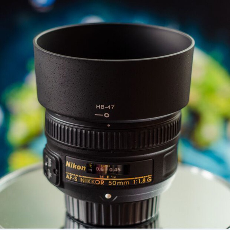 ฮูดกลม สำหรับเลนส์ Nikon HB-47 (สีดำ) - jj_camera - ThaiPick