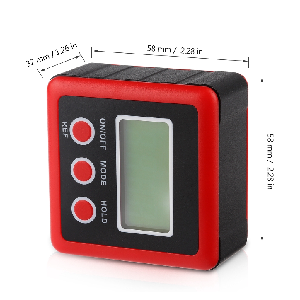 Precision Digital Protractor Inclinometer Water Proof Level Box Digital ...