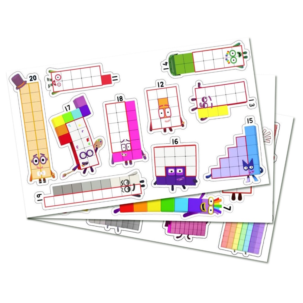 Numberblocks Stickers สติ๊กเกอร์ นัมเบอร์บล็อค *พร้อมส่ง จากไทย ...