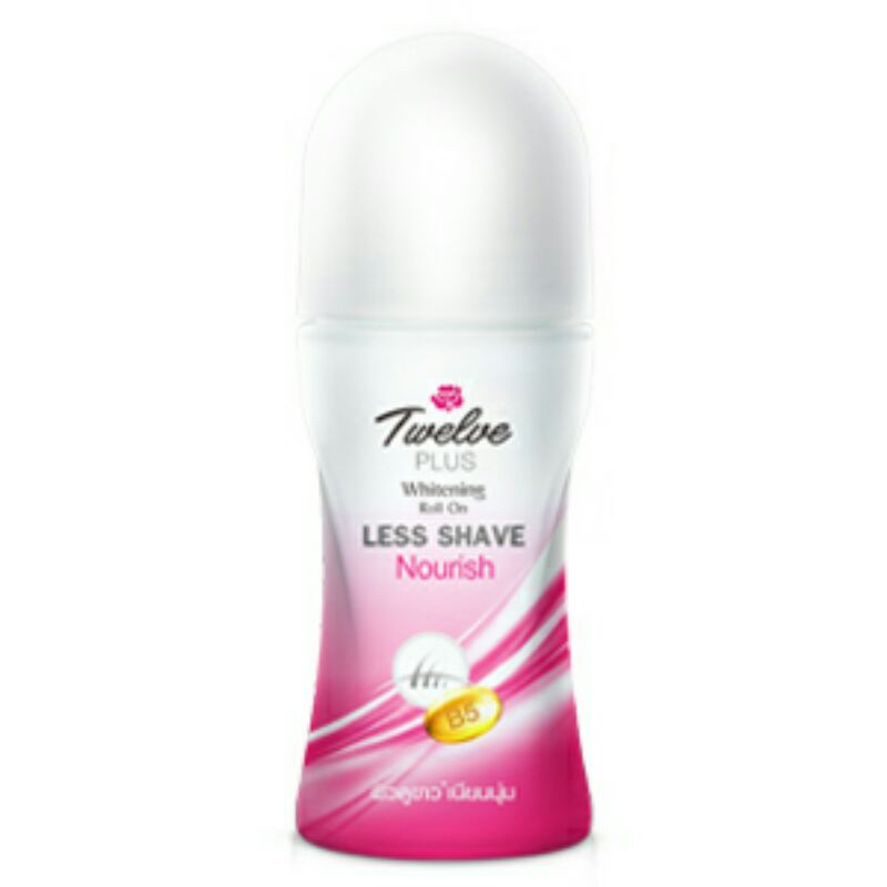 Twelve Plus Whitening Roll On Less Shave โรลออนขนขึ้นช้า สูตร Nourish ...