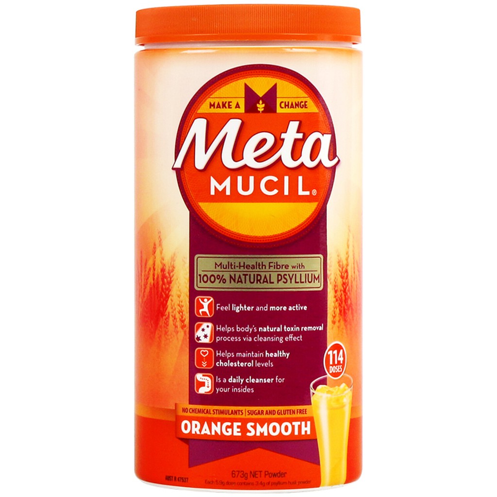 Metamucil Fibre Supplement Smooth Orange 114 Dose 673g - nanamall.th ...