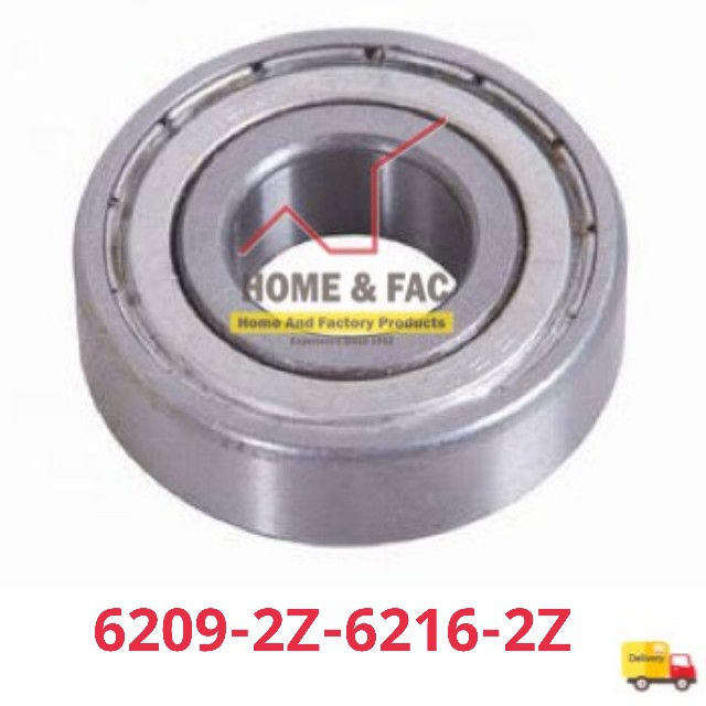 ตลับลูกปืน 6009-2Z ถึง 6216-2Z ฝาเหล็ก 2 ด้าน ตลับเม็ดกลมร่องลึกแถว ...