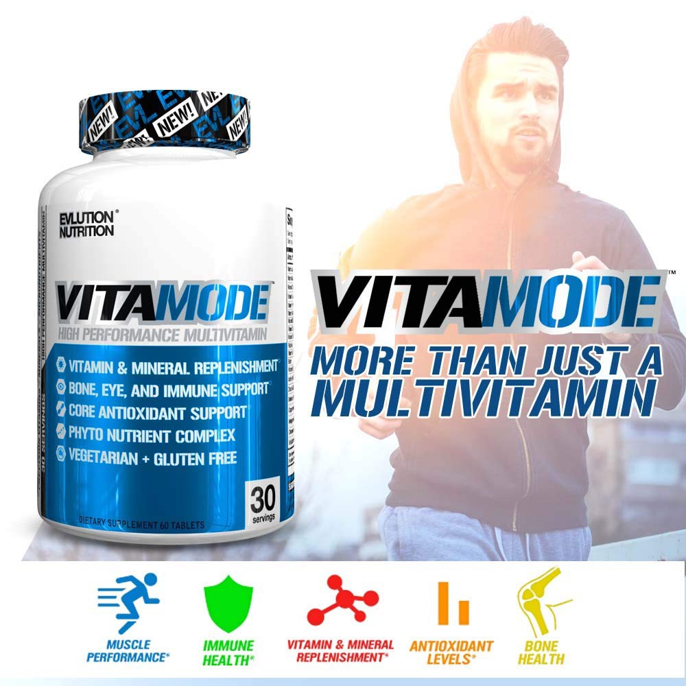 ⚡พร้อมส่ง⚡EVL VITAMODE [60Serving/120เม็ด] วิตามินรวมสำหรับนักกีฬา ...