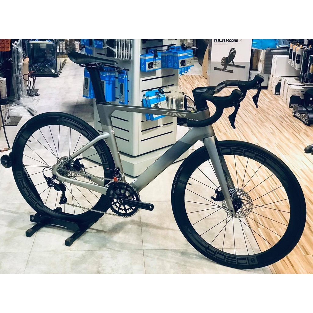 แถมหมวกไมล์ไร้สาย CATEYE จักรยานเสือหมอบ JAVA FUOCO5 Disc ล้อคาร์บอน ...