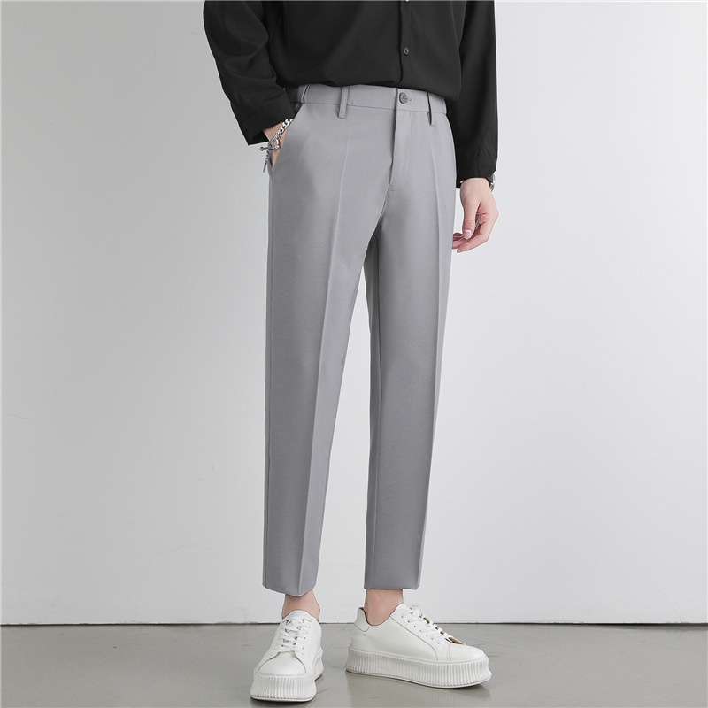 Size 27-38 Men Pants Ankle Length Spring Summer Autumn Fashion Casual ...