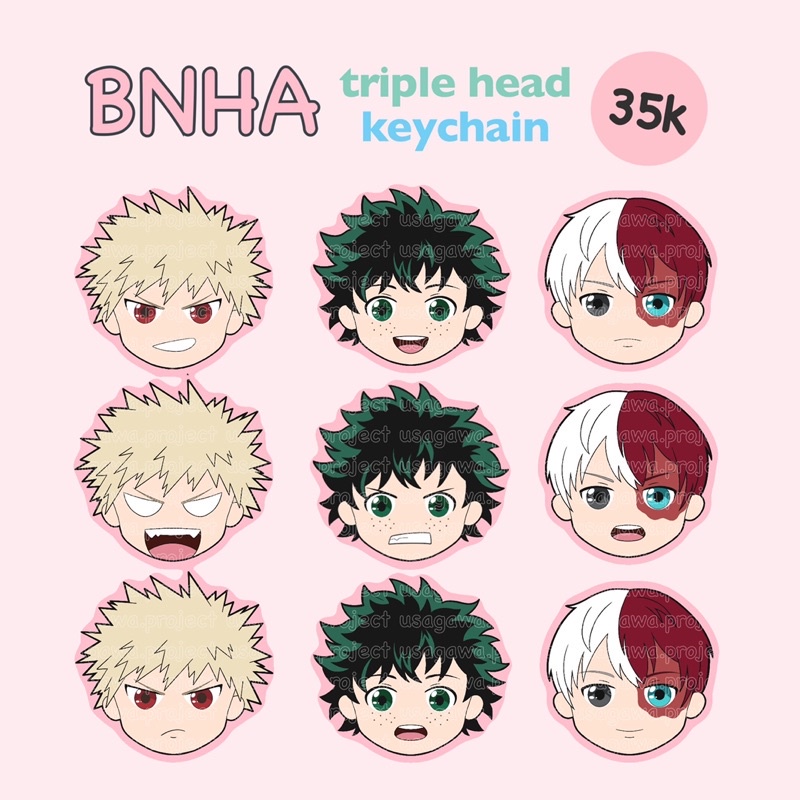 READY Last STOCK) Anime My Hero Academia keychain (MHA) / Boku no Hero ...