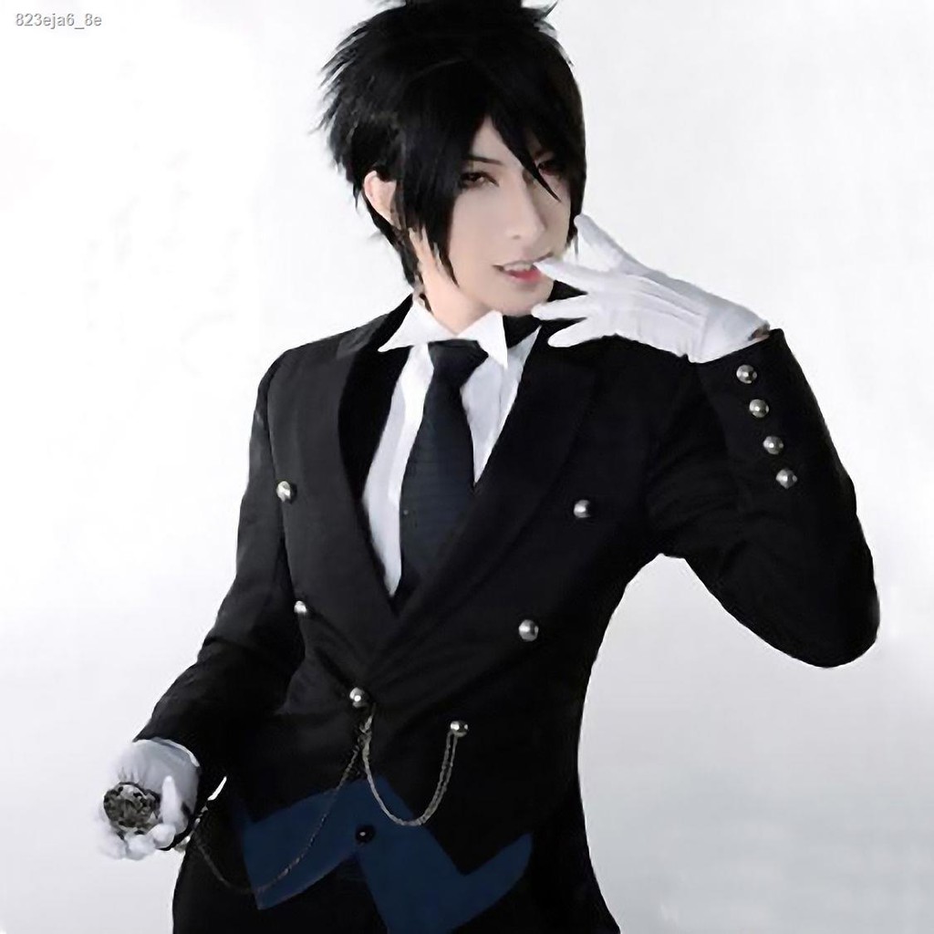 เสื้อผ้าแฟชั่น☢☈[Dear Manyuan] Anime black butler Sebastian cos suit ...