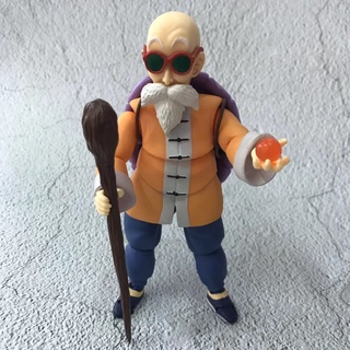 2014.5cm Dragon Ball Z Master Roshi joint movable Anime Action Figure ...