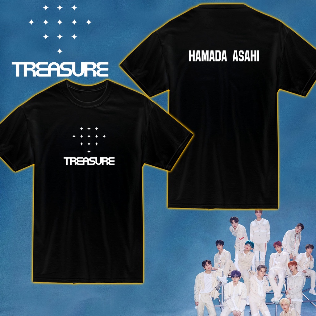 เสื้อยืด Kpop BIG Treasure Names Treasure Merch เสื้อยืด Treasure ...