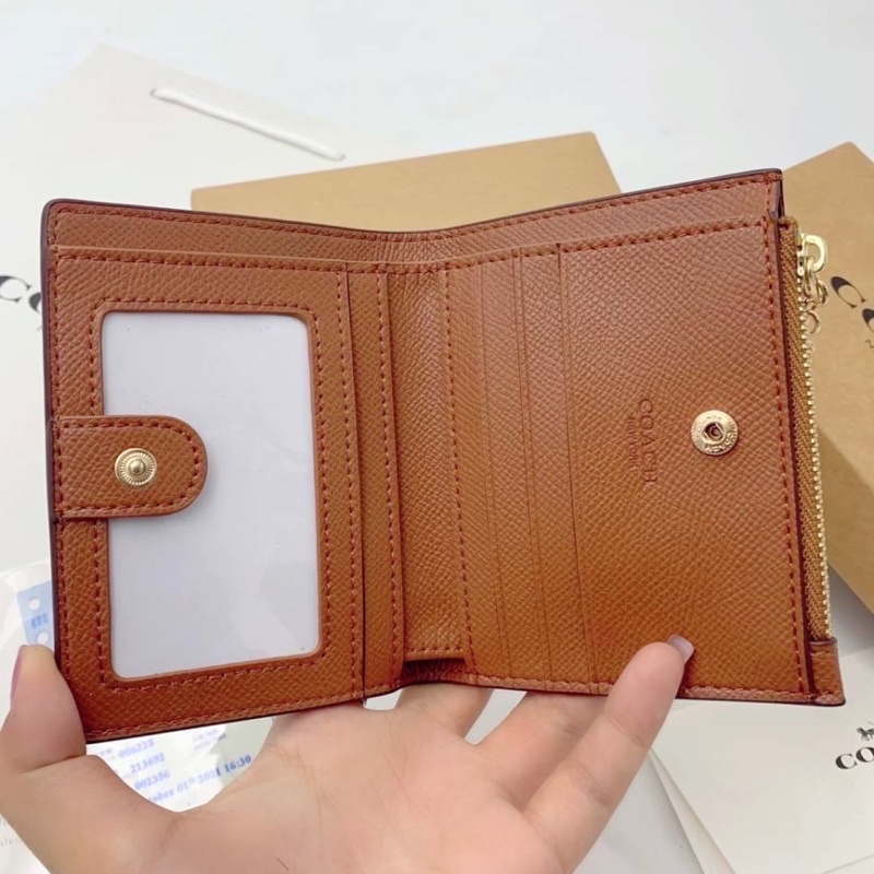 COACH SNAP CARD CASE IN SIGNATURE CANVAS - bagoutlet.shop - ThaiPick