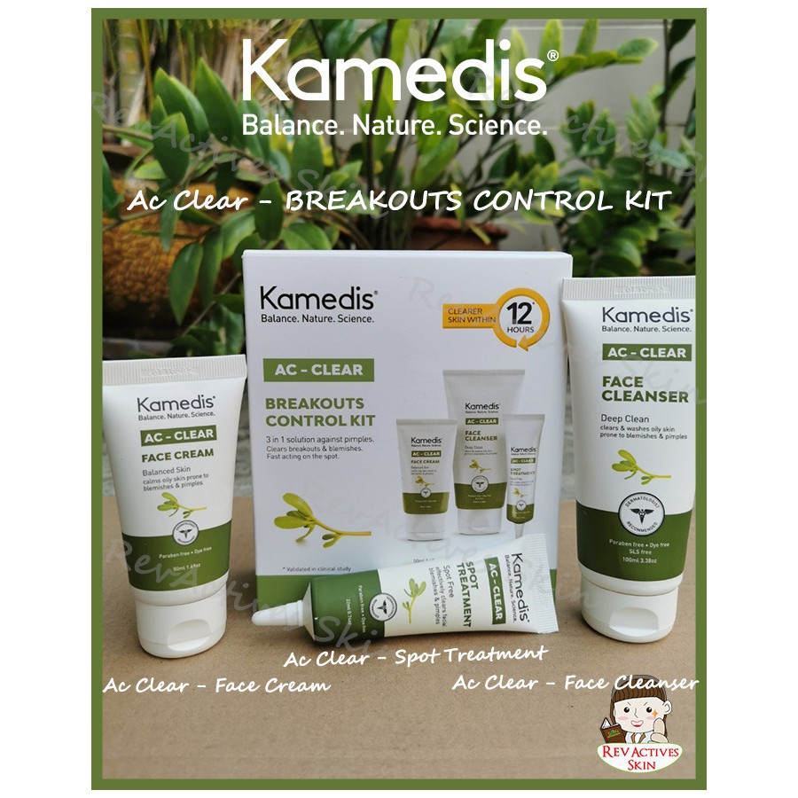 คาเมดิส เอซี-เคลียร์ เบรคเอ้าท์ คอนโทรล คิท KAMEDIS AC-CLEAR BREAKOUTS ...