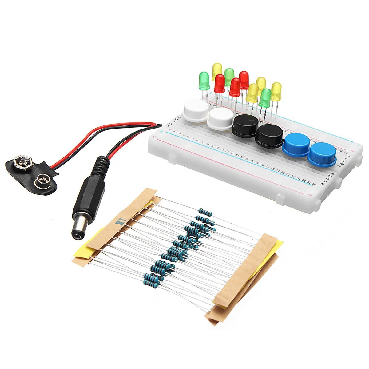 ชุด Uno R 3 Mini Breadboard Led Jumper ปุ่มลวดพร้อมกล่องสําหรับ Arduino ...