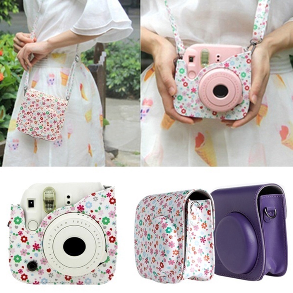 Camera Shell Case Cover Bag Strap For Fuji Fujifilm Instax Mini 8 9 ...