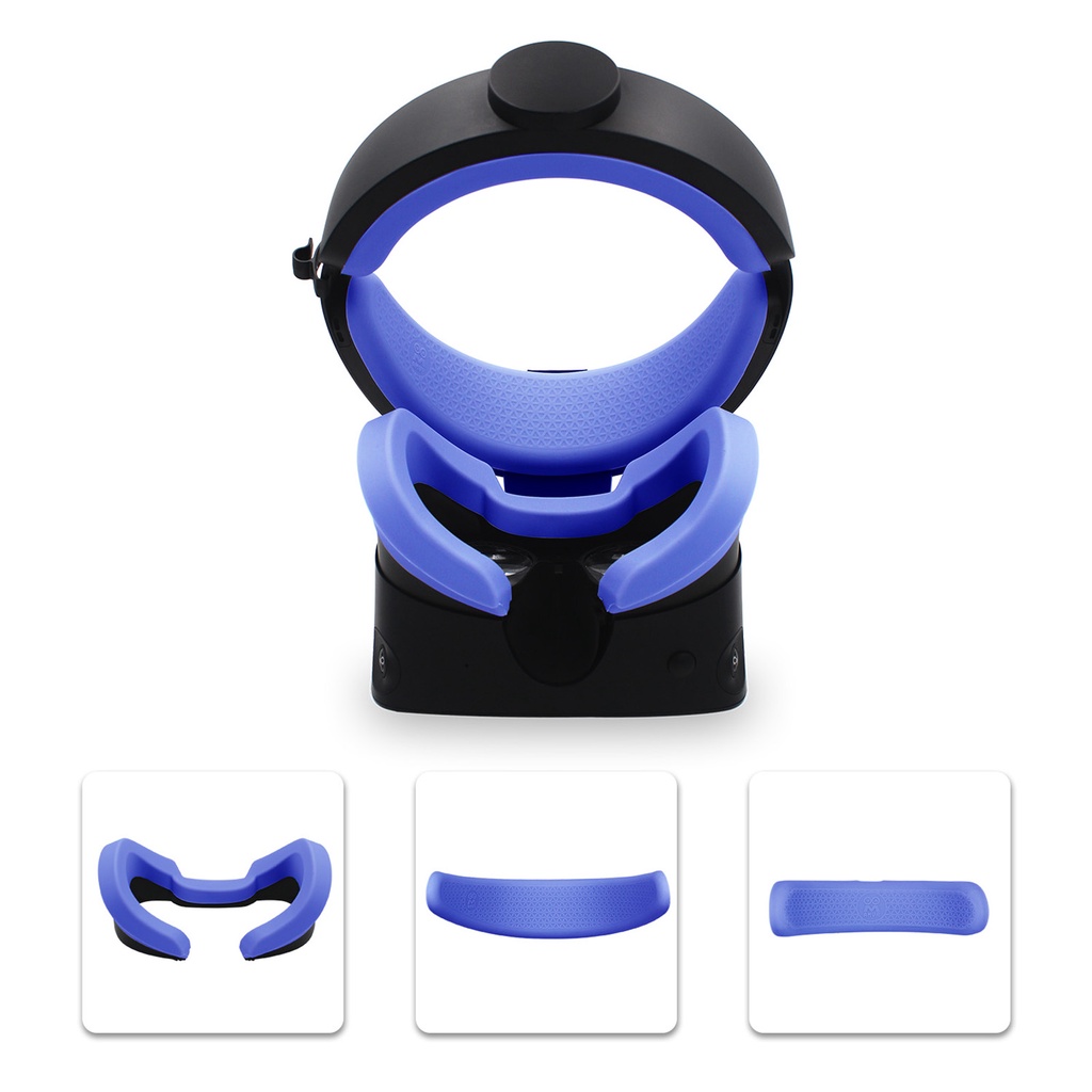 vr แว่นตา：3 In1 VR Face ad &Front Rear Foam Silicone Covers For Oculus ...