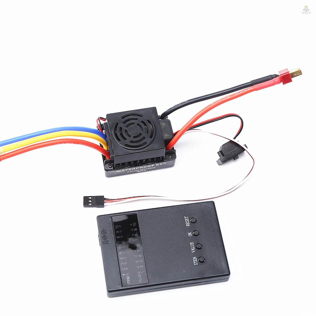 (fygath5) การ์ดโปรแกรม ESC ไร้แปรง 60A สําหรับรถบังคับ ออฟโร้ด ...