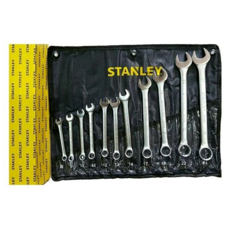ประแจปากตายข้างแหวน STANLEY 11 ตัว/ชุด STMT 80942-8 | Shopee Thailand