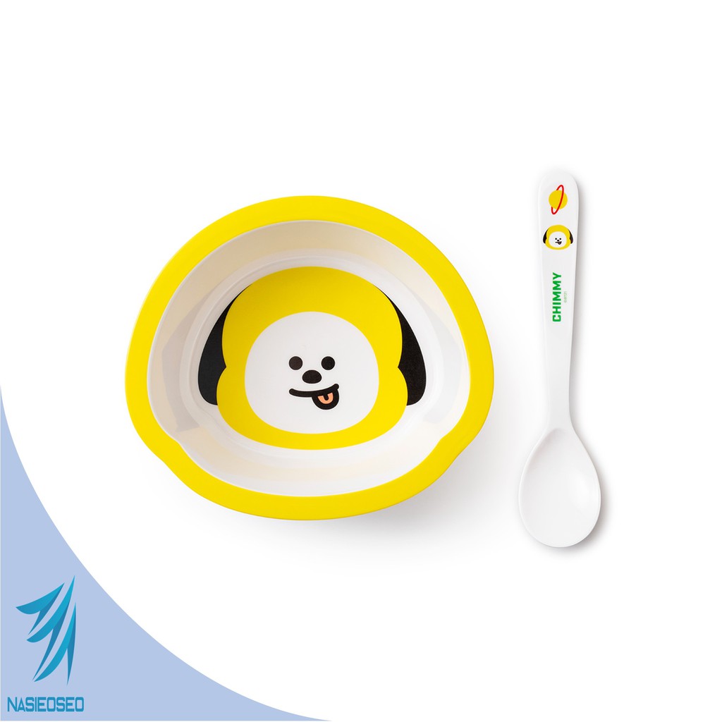 BTS BT21 Official Authentic Product Cereal Bowl Set Container Spoon - 6 ...