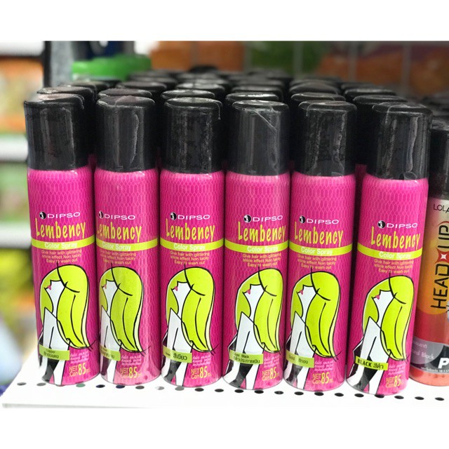 DIPSO Lembency Color Spray 85ml ดิ๊ฟโซ่ แลมเบนซี่ สเปรย์แต่งสีผมชั่วคราว เปลี่ยนสไตล์สีผมได้ ...