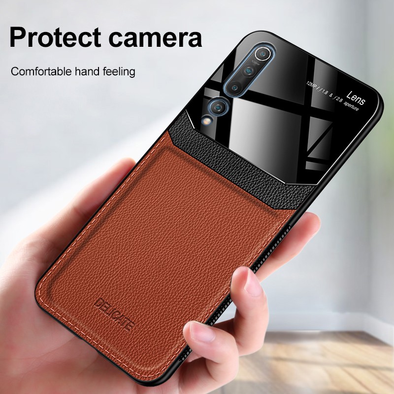 Leather Case For Xiaomi Mi CC9 Note10 10 9 Pro 9SE 8 Lite Hard ...