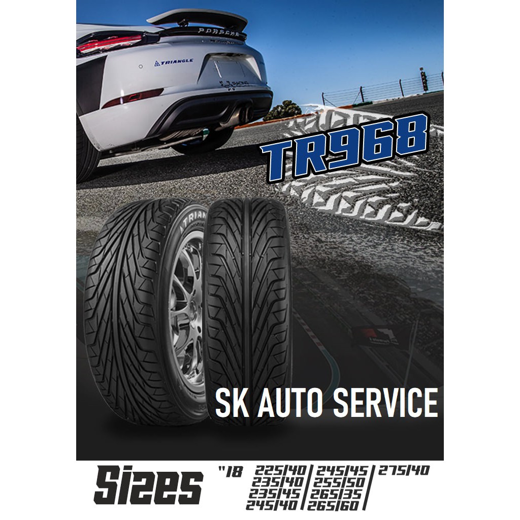 TRIANGLE ยางรถยนต์ 26535R18 (ล้อขอบ18) รุ่น TR968 2 เส้น (ใหม่กริ๊ปปี ...