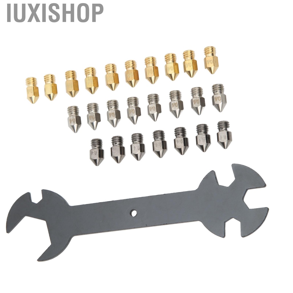 Iuxishop 25 X 3D Printer Extruder Nozzle 0.4mm Output For CR 10 Ender 3 ...