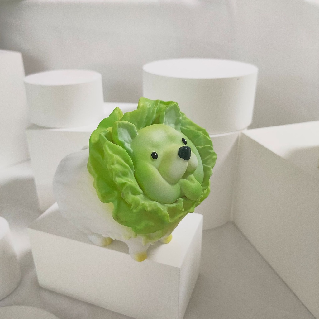 Vegetable Dog Hand Office Nuo'an Same Style Cabbage Dog Model Baby ...