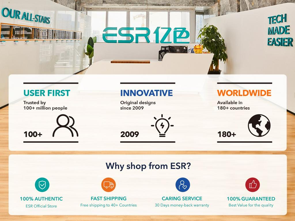 สั่งซื้อสินค้าออนไลน์จาก ESR Global Shop.TH | Shopee Thailand