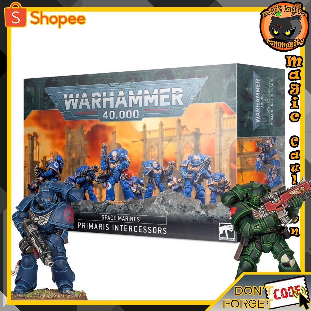 Space Marines Primaris Intercessors Warhammer 40000 - magic.cauldron ...