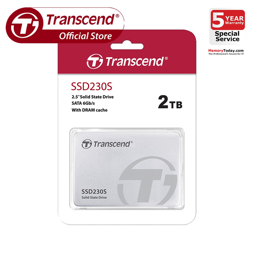 Transcend SSD 230s SATA-III 6Gb/s 2TB (TS2TSSD230S) | Shopee Thailand