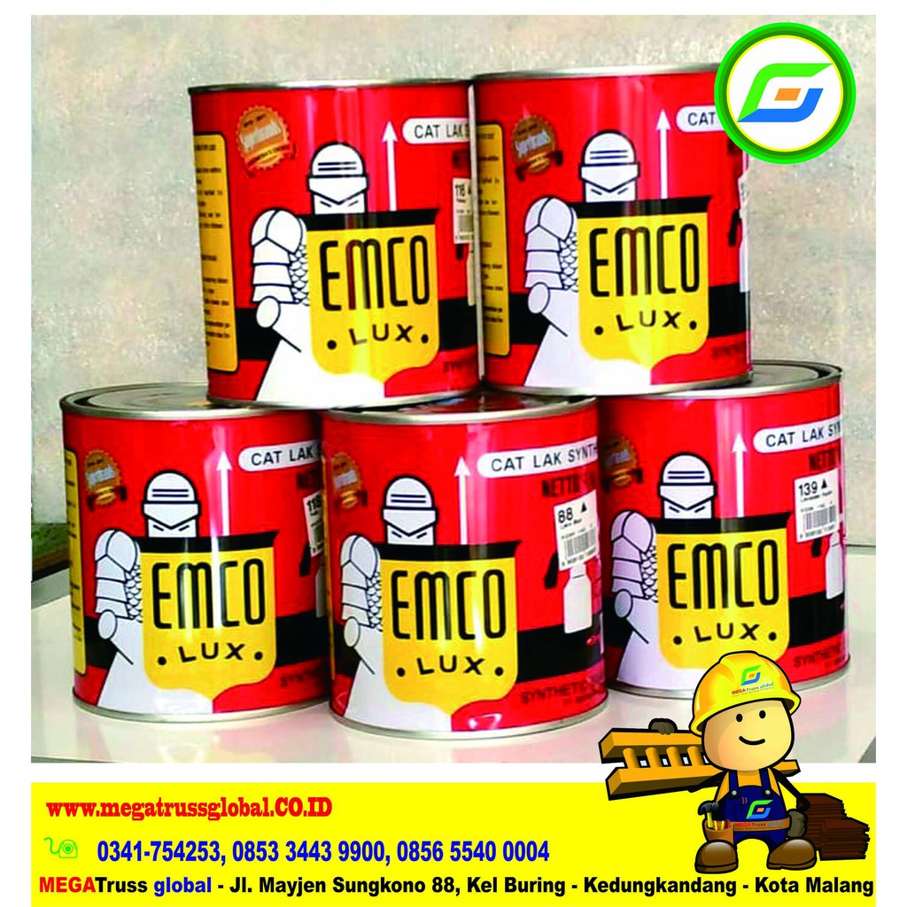 Emco Paint 1 Kg- สีไม้และสีเหล็ก - สีสังเคราะห์หรูหราในมะละง- สีไม้ ...