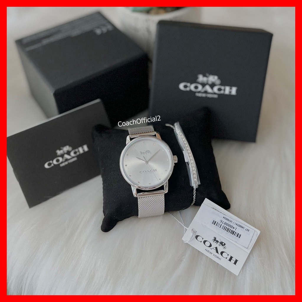 นาฬิกาCoach สายหนังสีดำ #Coach14503152 พร้อมส่ง - once.store99 - ThaiPick