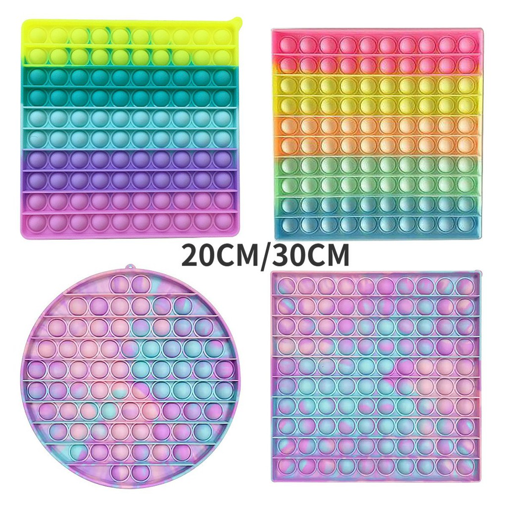 30CM Groß Fidget Toys Push Simple Dimple Pop Bubble IT Sensory Relief Toy Kinder Rabattaktivität ...