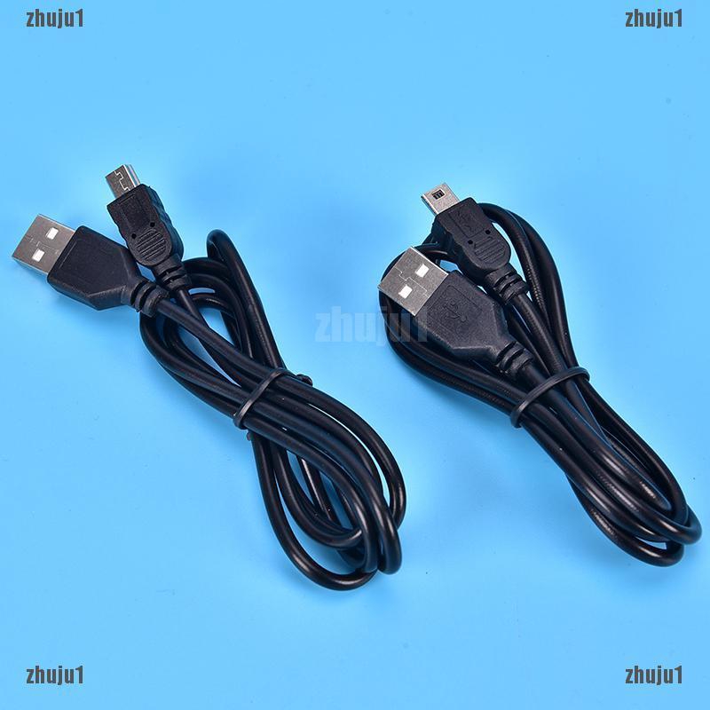 FTO 1m Long MINI USB Cable Sync Charge Lead Type A to 5 Pin B Phone ...