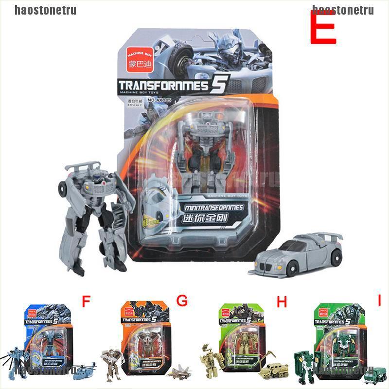 (etru) หุ่นยนต์แปลงร่างรถยนต์ ขนาดเล็ก 8 แบบ ของเล่นสําหรับเด็ก ...