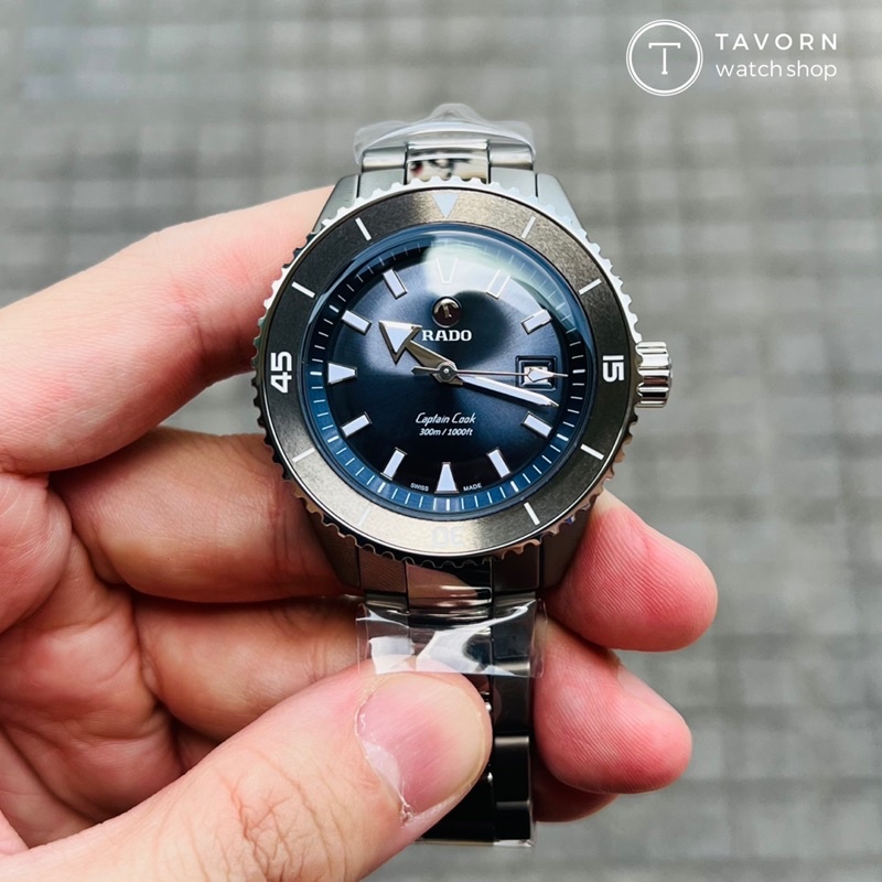 นาฬิกา RADO Captain Cook High-Tech Ceramic Diver รุ่น R32144202 ...