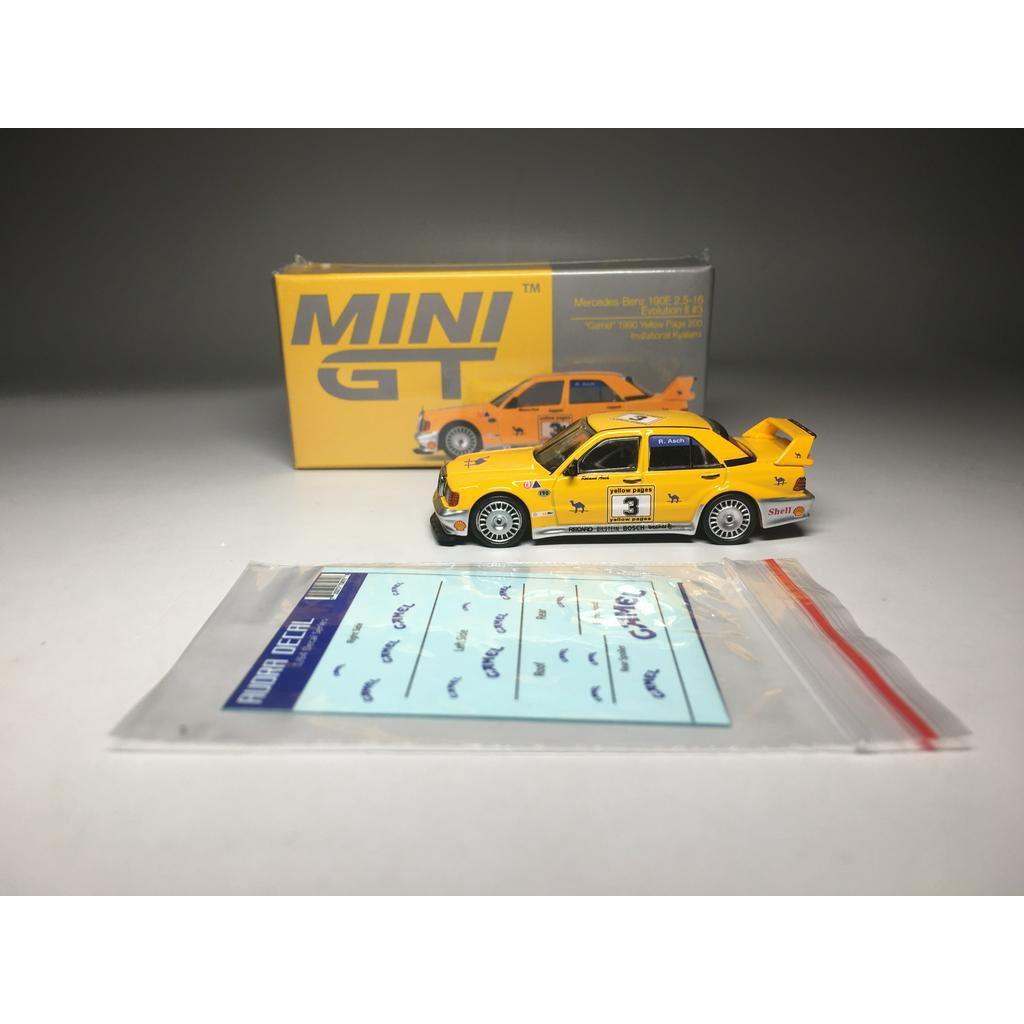MINI GT 164 190E 2.516 Evolution II 3 Camel 1990 Yellow age 200 ...