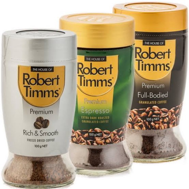 Robert Timms Premium Coffee Full-Bodied 100g.โรเบิร์ตทิมส์ กาแฟ ...