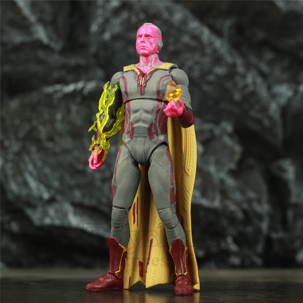 Marvel ZD Toys Vision 7quot Action Figure Mind Gem Infinity Stones ...