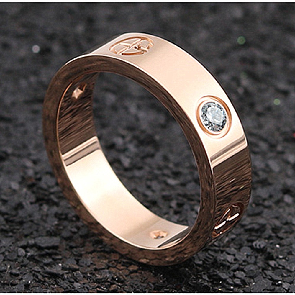 Cross Screw Rings For Women Accessories Stainless Steel Men Jewelry ...