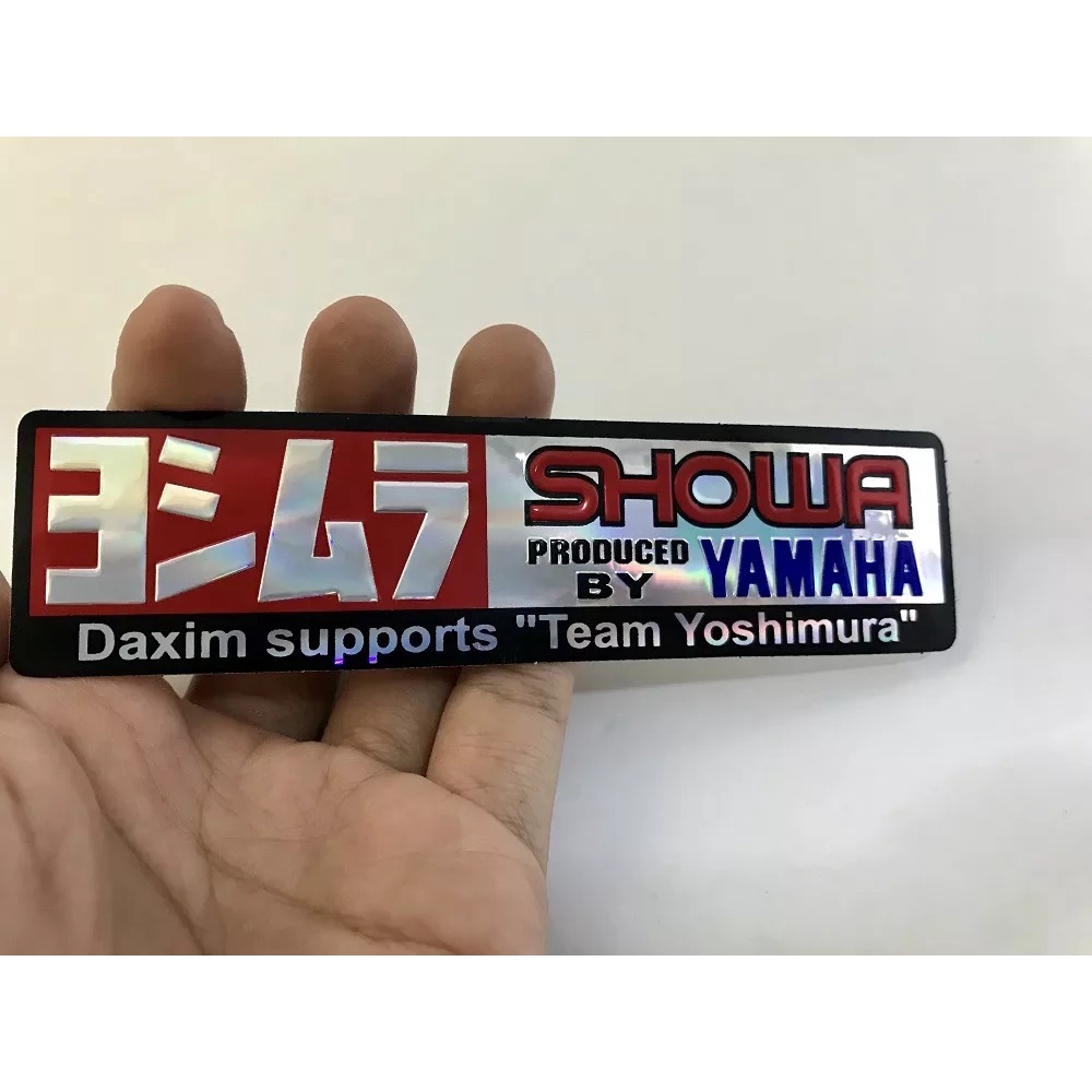 สติ๊กเกอร์ Yoshimura Yamaha Showa Sticker สติกเกอร์ แต่งรถ ติดรถ 3D ...