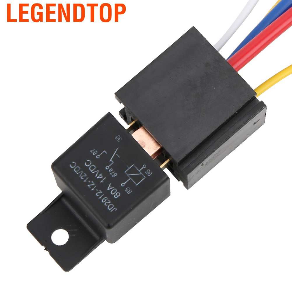 Legendtop 3pc DC12V 80A LED Flasher Relay 5‑Pin Car Turn Signal Light ...
