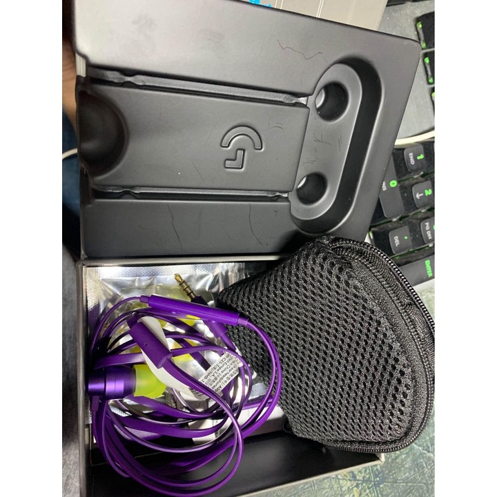 Logitech G333 Gaming Earphones with Mic and Dual Drivers - Purple (หู ...