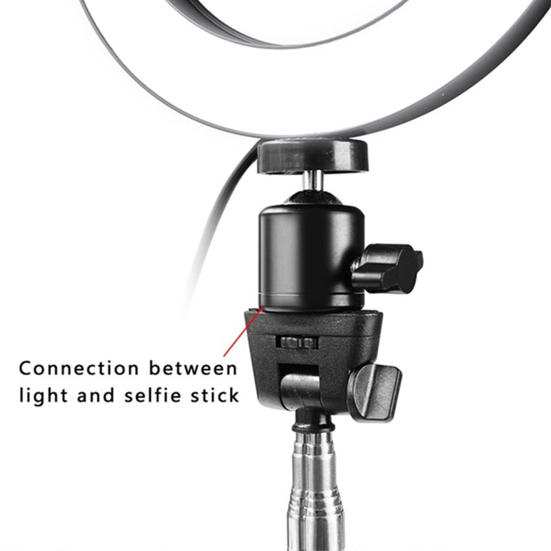 Live Photography Light Stepless Dimming Self-timer Lamp 6 Inch Ring ...
