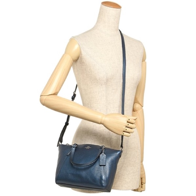 Authentic Coach Mini Kelsey Satchel In Outline Signature Shopee ...