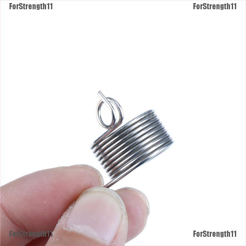 FOR 2 Size Ring Knitting Tools Finger Wear Thimble Yarn Spring Guides ...