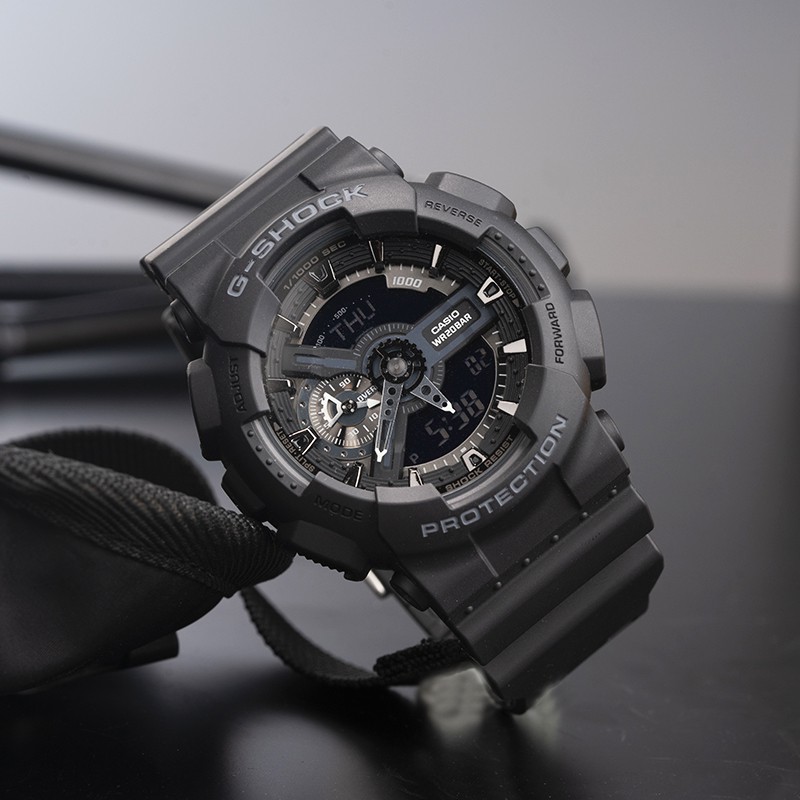 นาฬิกา Casio ตัวผู้ สีดำทอง samurai G-SHOCK กีฬากันน้ำนาฬิกาดิจิตอลของ ...
