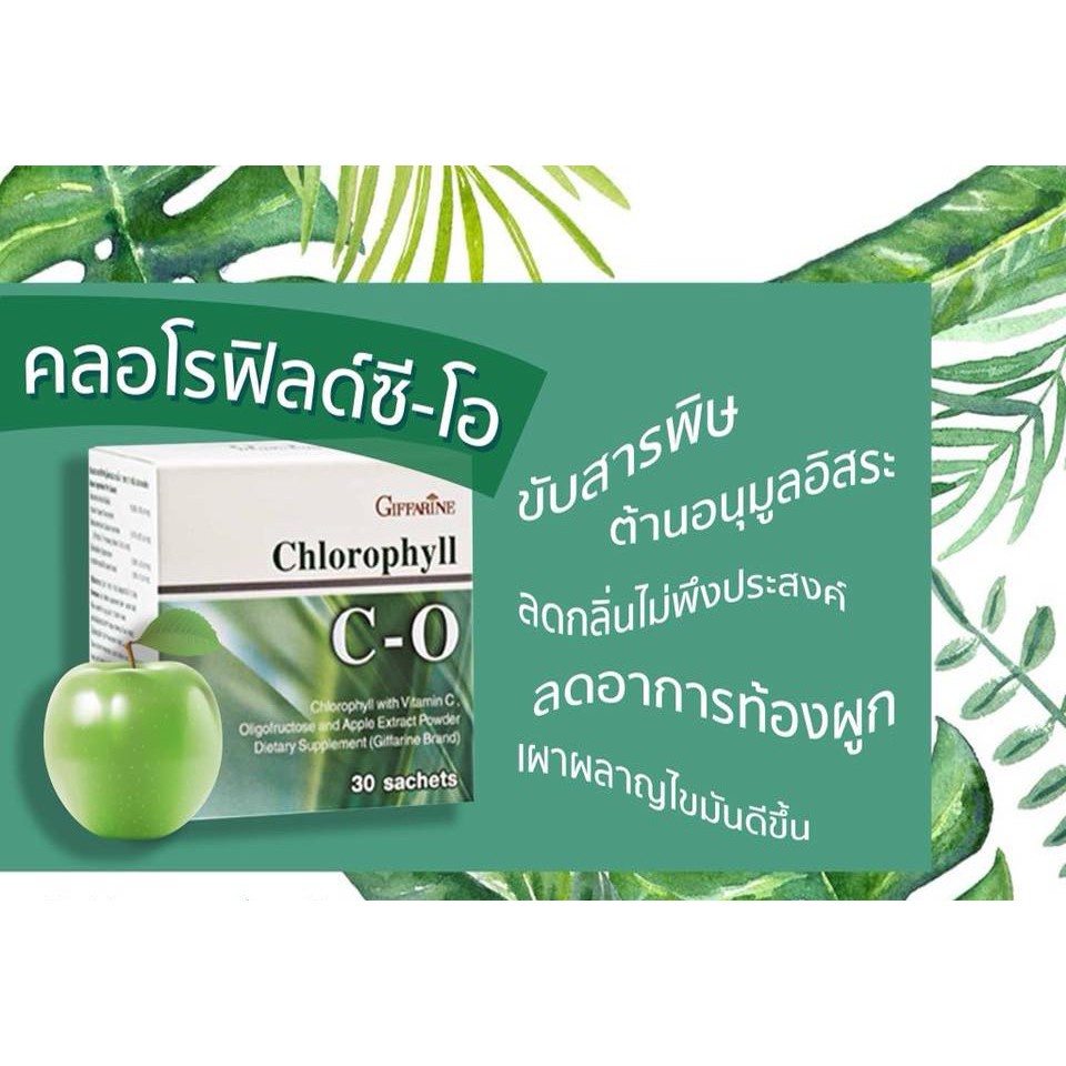 Chlorophyll C-O detox คลอโรฟิลล์กิฟฟารีน คอโรฟิว คอลลาฟิว ดีท็อก ดีท้อก ...