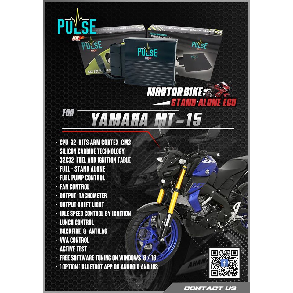 กล่อง ECU คุม VVA แบบ Plug and Play สำหรับรถมอเตอร์ไซค์ YAMAHA MT15 ...