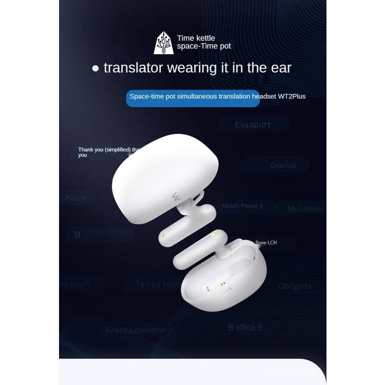 WT2 Simultaneous Translator Headset Business Interpretation Overseas ...